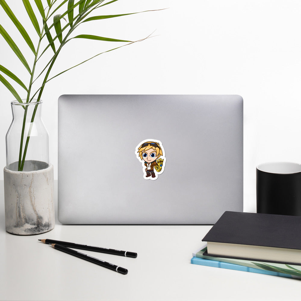 Ezreal, The Prodigal Explorer - Chibi Sticker – Final Token Studio